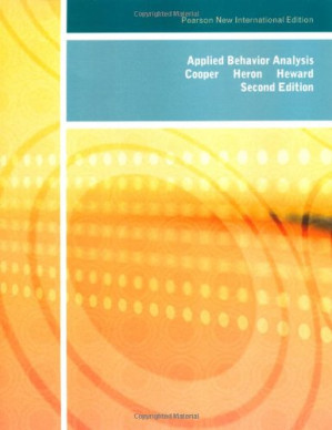 Applied Behavior Analysis – Timothy E. Heron, William L. Heward, John O ...