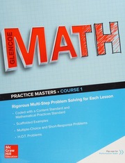 Glencoe Math Performance Tasks Grade 1 - Pixelpaperback.com